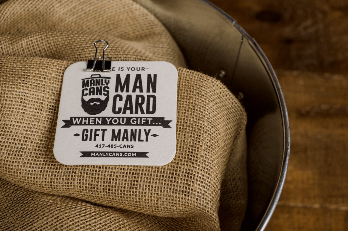 Manly Cans: Gift Manly